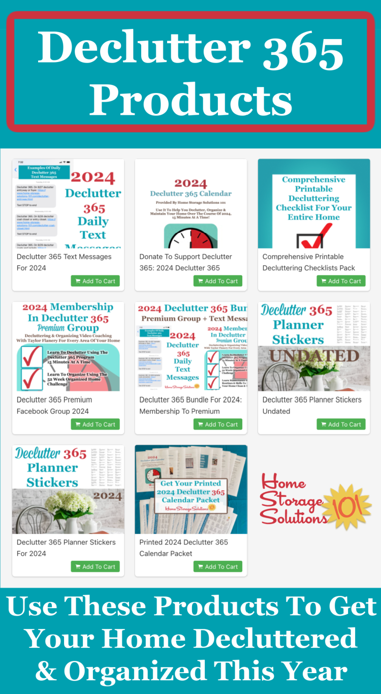 Declutter 365 Products That Will Help You Declutter Your Home This Year