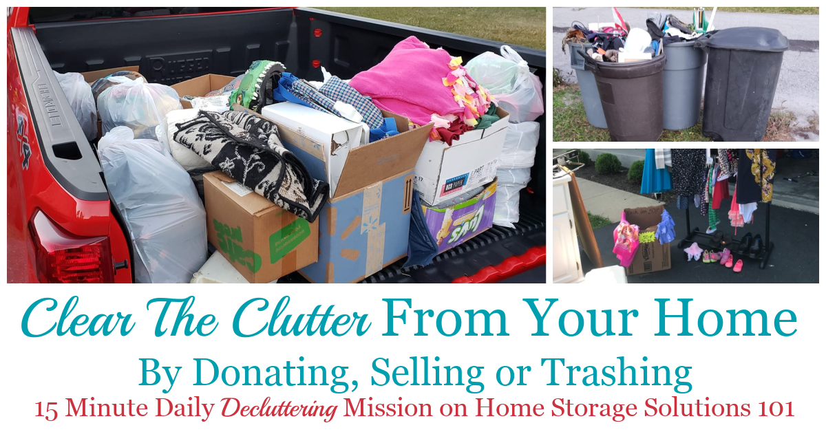 Clear The Clutter From Your Home To Complete The Decluttering Process