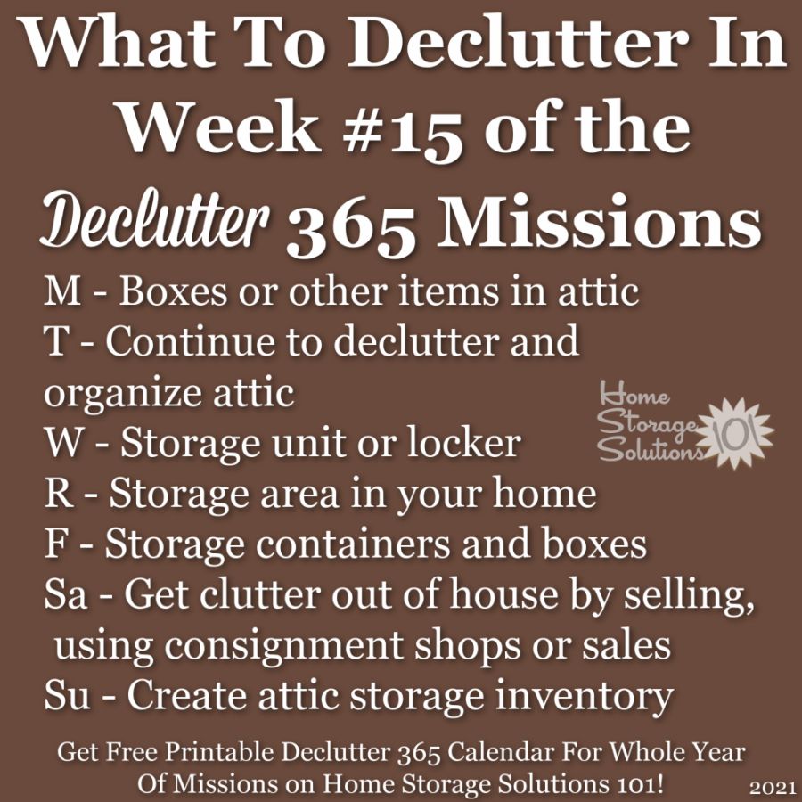 April Declutter 365 Calendar: 15 Minute Daily Missions For Month
