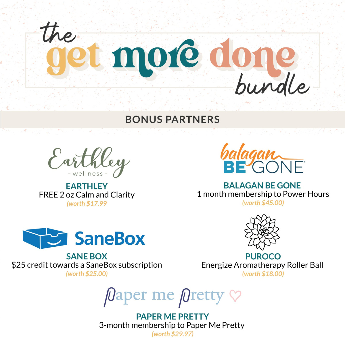 The Get More Done Bundle: Over $2,300 Worth Of Resources For 95% Off