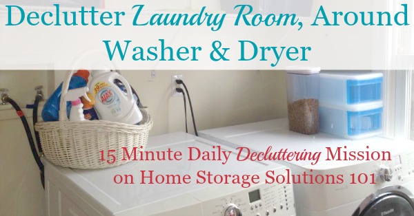 How To Declutter Your Laundry Room