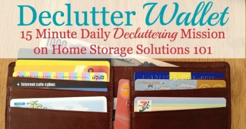 How To Declutter Wallet & Keep It That Way