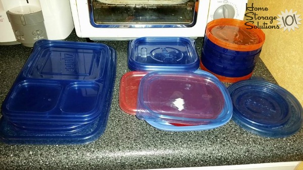 How To Declutter Food Storage Containers