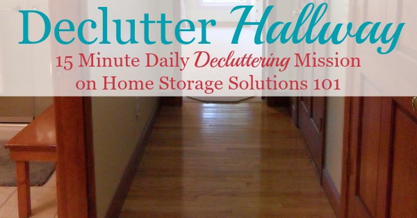 How To Get Rid Of Hallway Clutter
